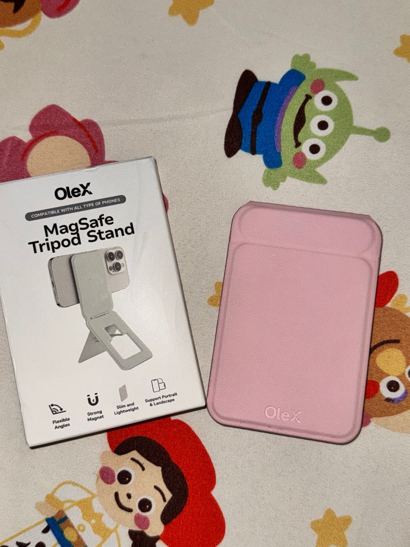 OleX Magsafe Slim Tripod - Baby Pink, Telepon Seluler & Tablet ...