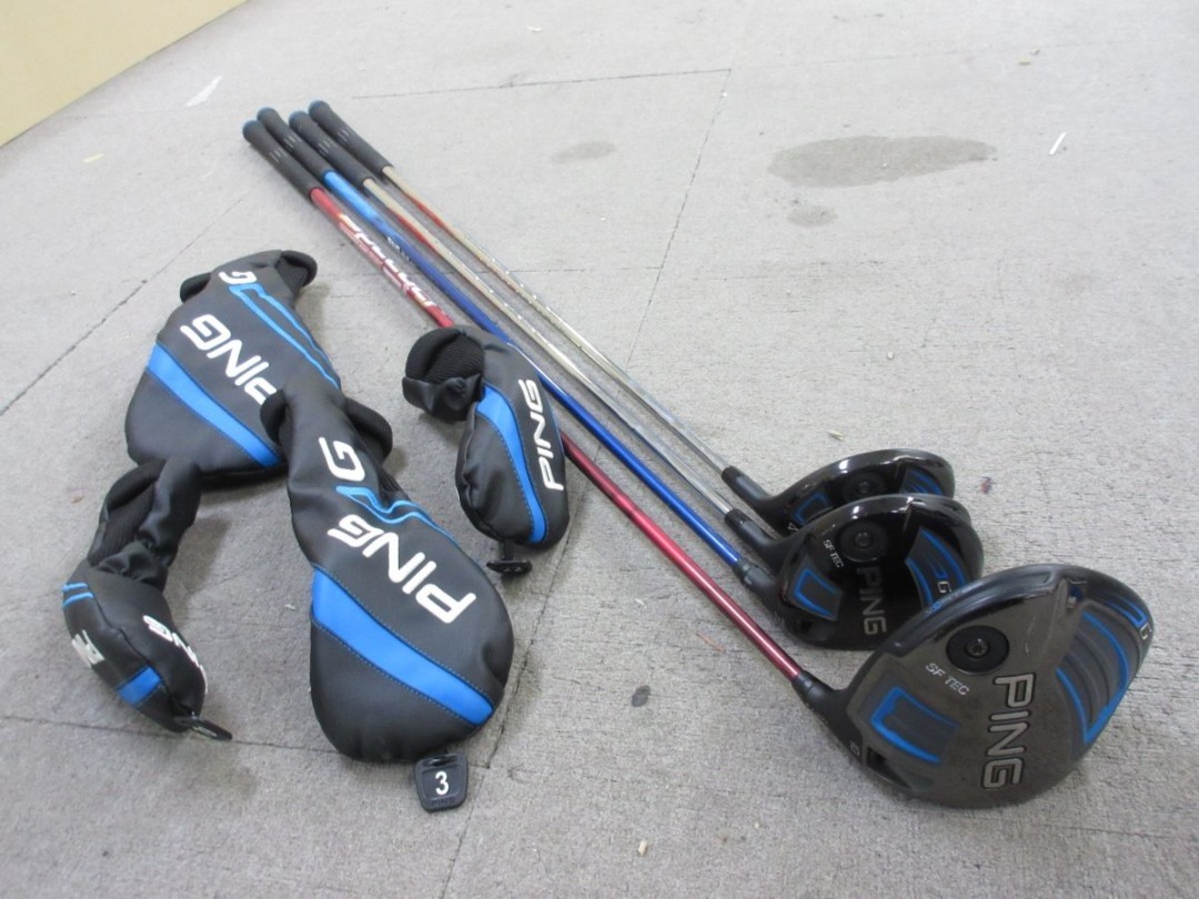 PING Pin G 4 22 3 19 3 16 10 Utility Driver etc. Set of 4 Golf Clubs ...
