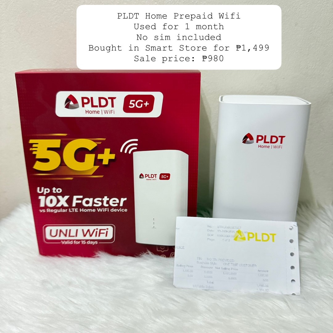 PLDT Home Wifi 5g, TV & Home Appliances, TV & Entertainment ...