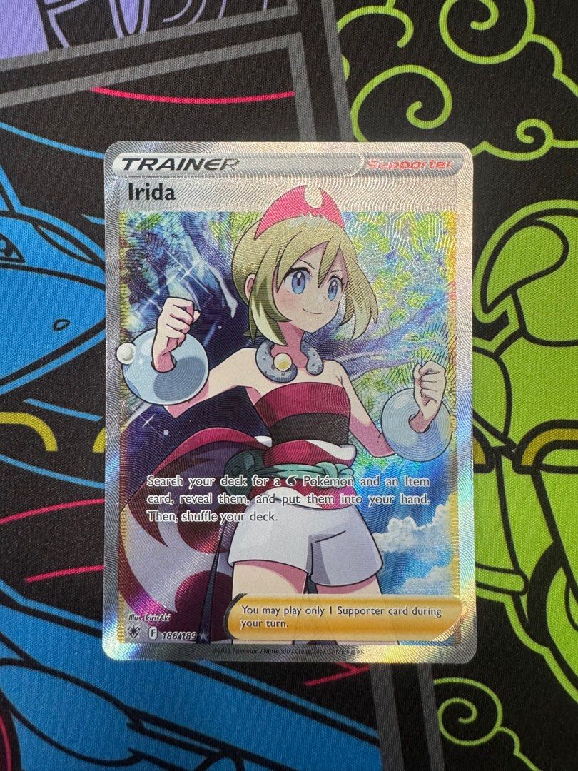 [Pokemon TCG] Irida 186/189 SS10 Astral Radiance FA Full Art, Hobbies & Toys, Toys & Games on ...