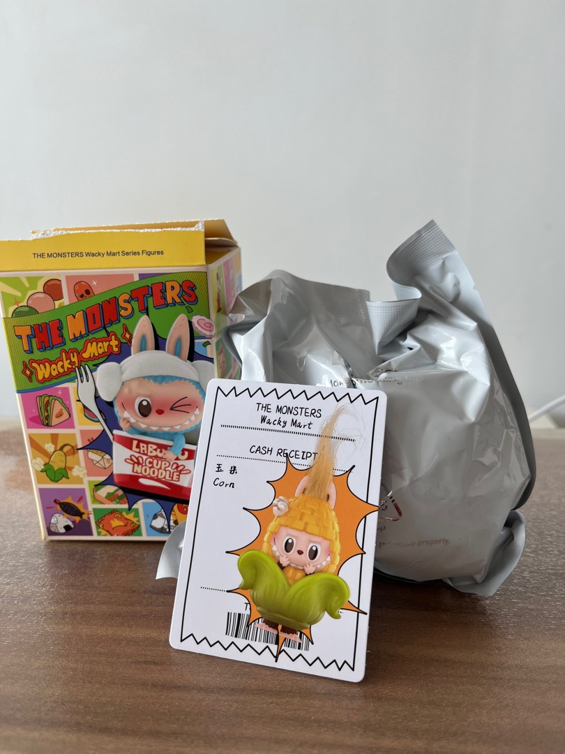 Popmart Labubu Wacky mart Corn, Hobbies & Toys, Toys & Games on Carousell