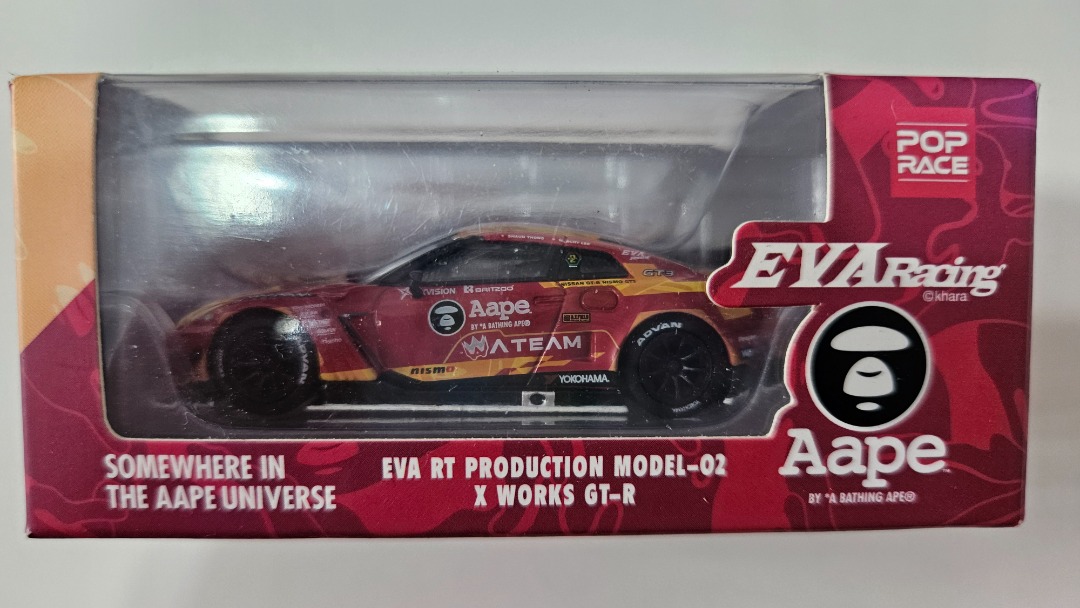 Poprace 1:64 Nissan GTR R35 EVA RACING AAPE EVA RT Production Model-02 ...