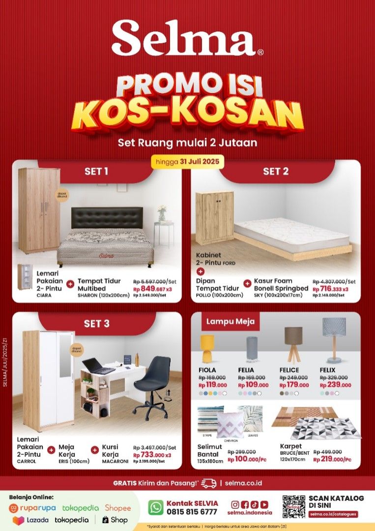 PROMO HEMAT ISI KOS, Perabotan Rumah di Carousell