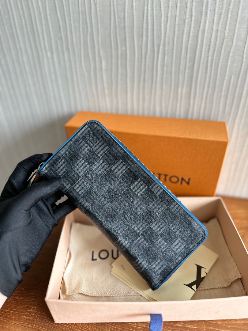 (Rtp $1.4k) FULL SET Louis Vuitton Zippy Wallet Vertical Damier Leather ...