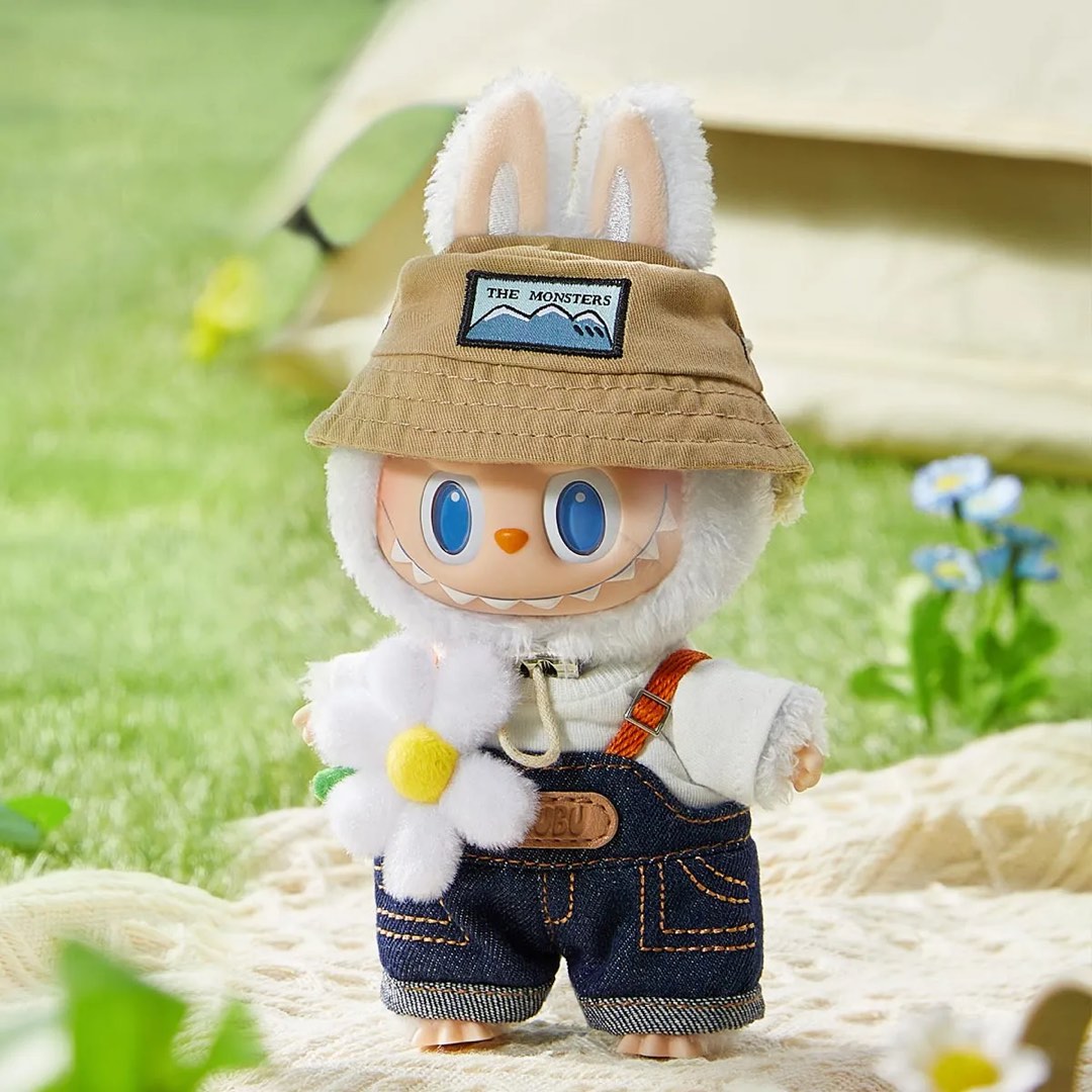 Sealed Instock authentic popmart Labubu fall in wild vinyl face plush ...