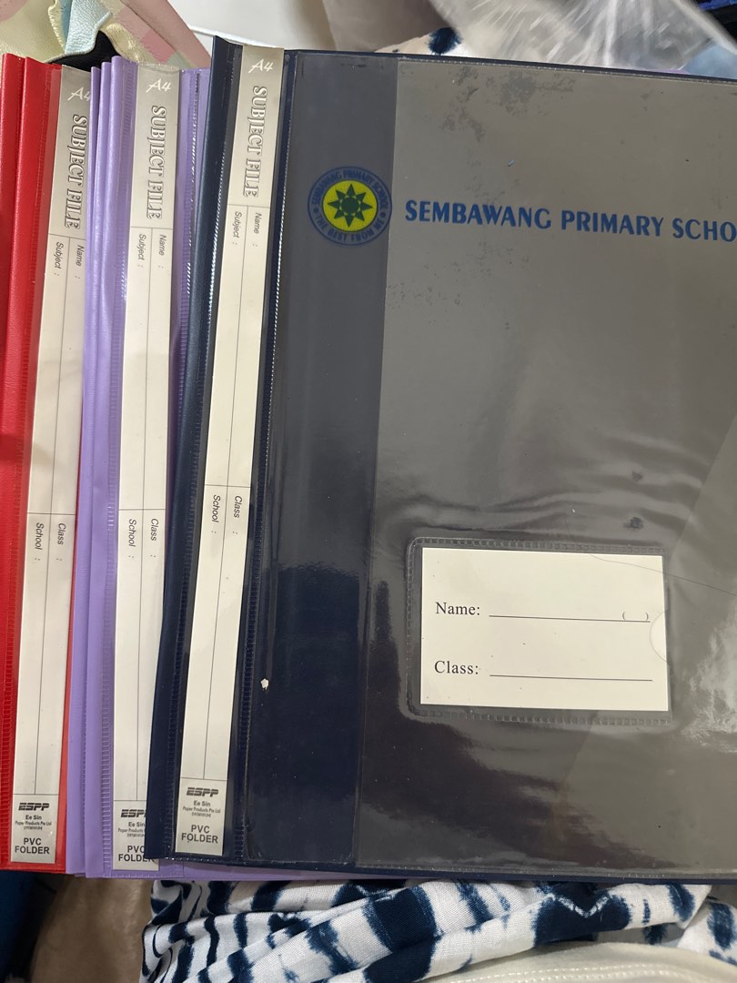 Sembawang Primary School Subject Files, Hobbies & Toys, Stationery ...