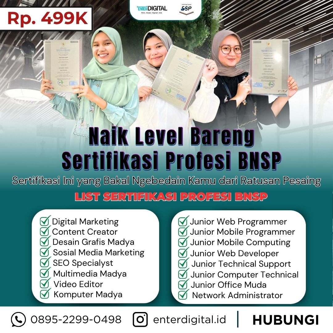 Sertifikasi Bnsp Chrm Maros, Antik, Lainnya di Carousell