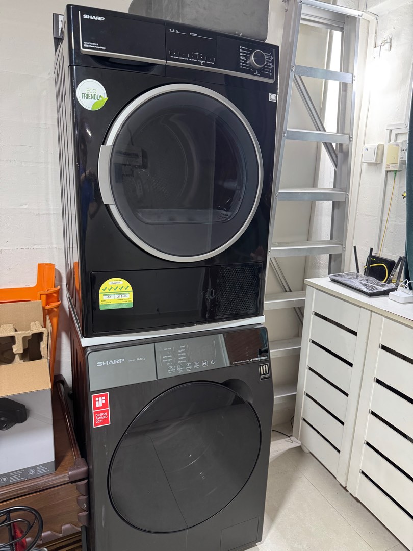 Sharp washer and dryer almost new, TV & Home Appliances, Washing ...
