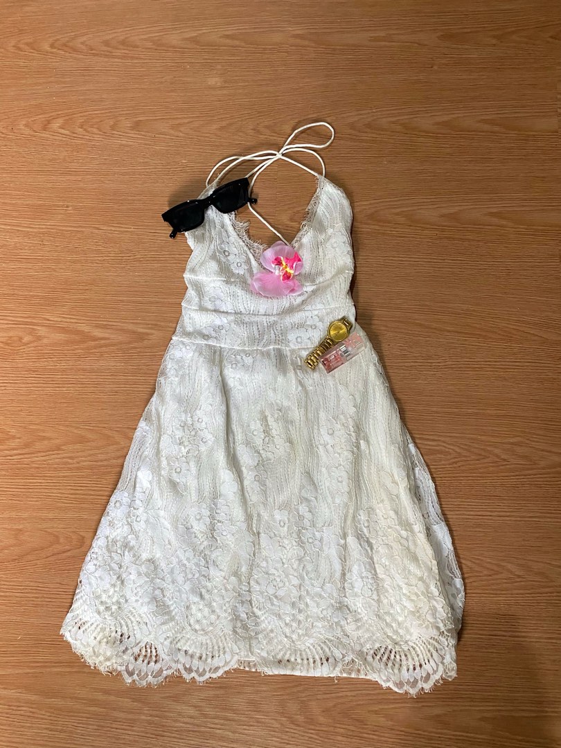 Shein string backless dress, Women's Fashion, Dresses & Sets, Dresses ...