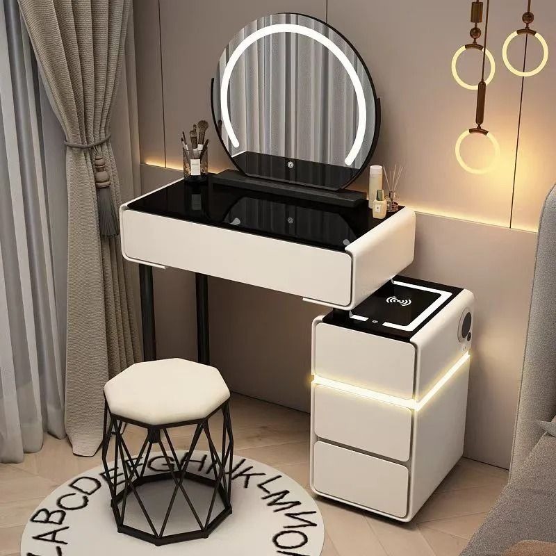 Slate dressing table, glass dressing table, dressing cabinet, desk ...