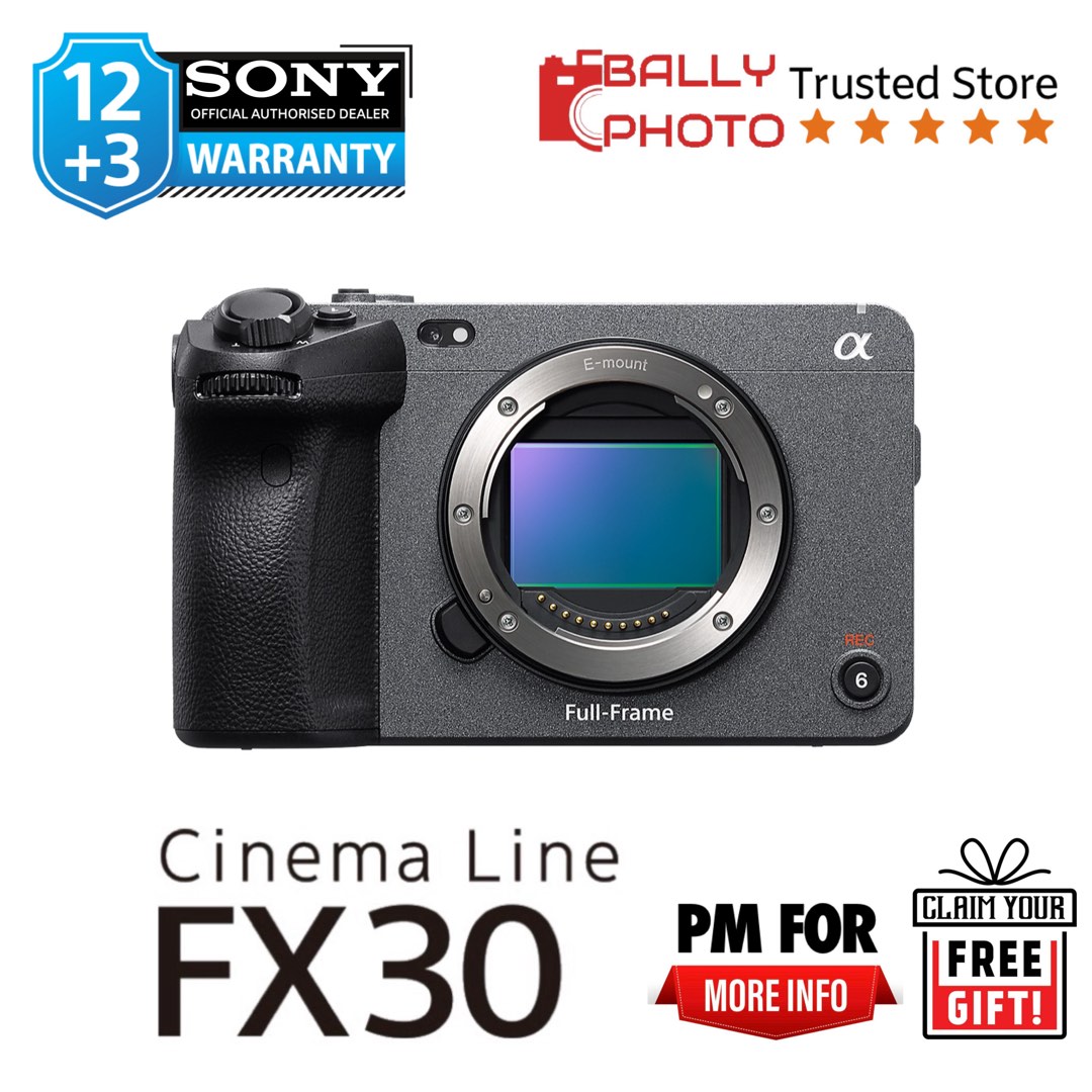 Sony FX30 Cinema Camera Body | Fx 30 | fx30 | fx-30 | Fx30B , Photography, Cameras on Carousell