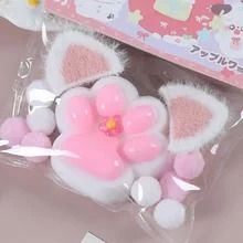 Squishy Table Soft Jelly Feel Kedi Patisi Squishy Taba Squishy Cat Paw ...