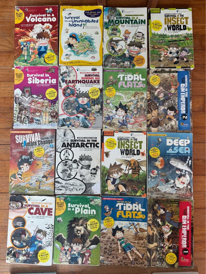 Survival Science Comic Book Series(total16books/$16), Hobbies & Toys ...