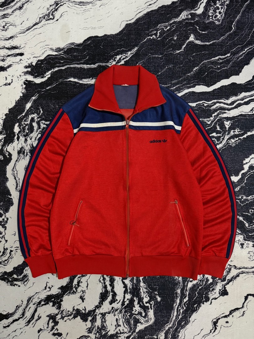 Vintage adidas 70s opti zip tracktop, Fesyen Pria, Pakaian , Atasan di ...