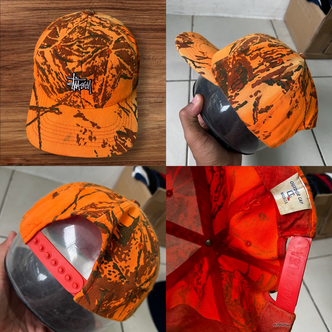 Vintage Realtree Cap Plain Custom Stussy Patch Cap, Men's Fashion ...