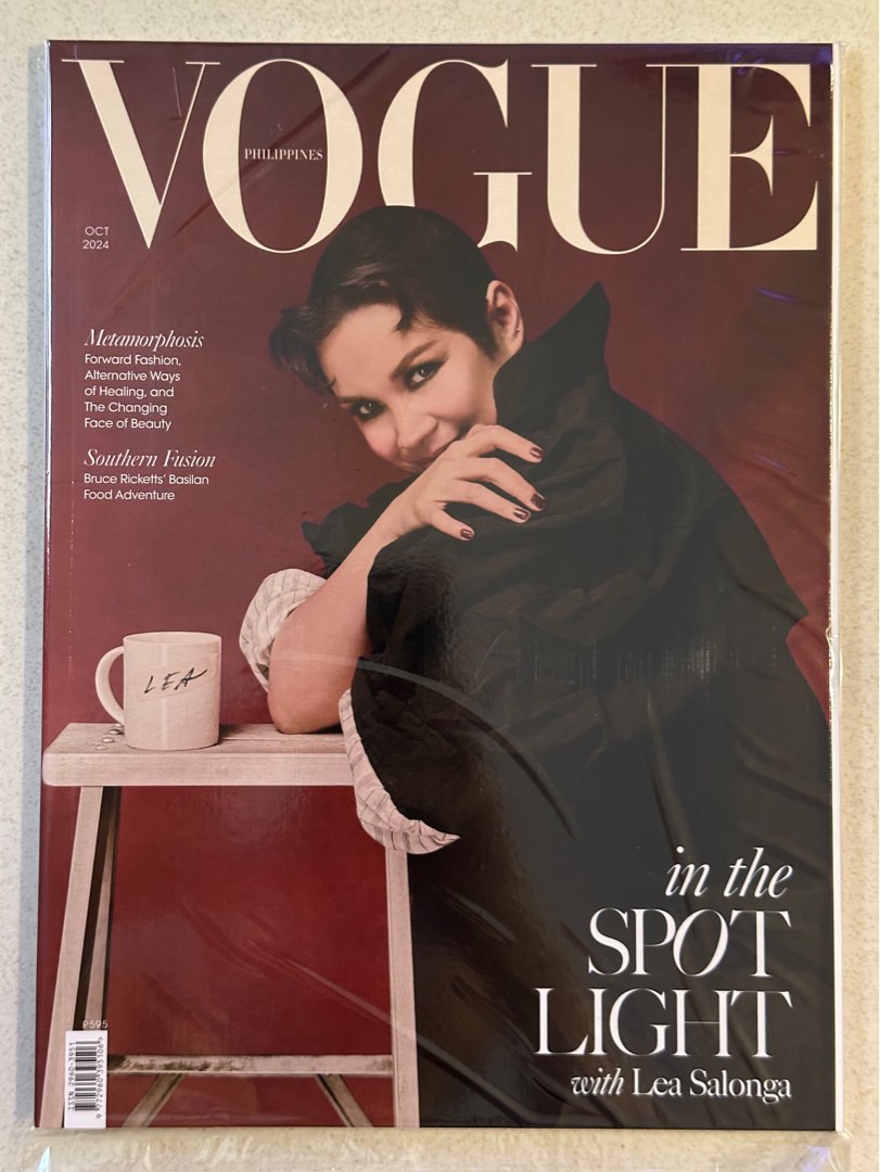 Vogue Magazine Philippines Oct 2024 Lea Salonga, Hobbies & Toys, Books ...