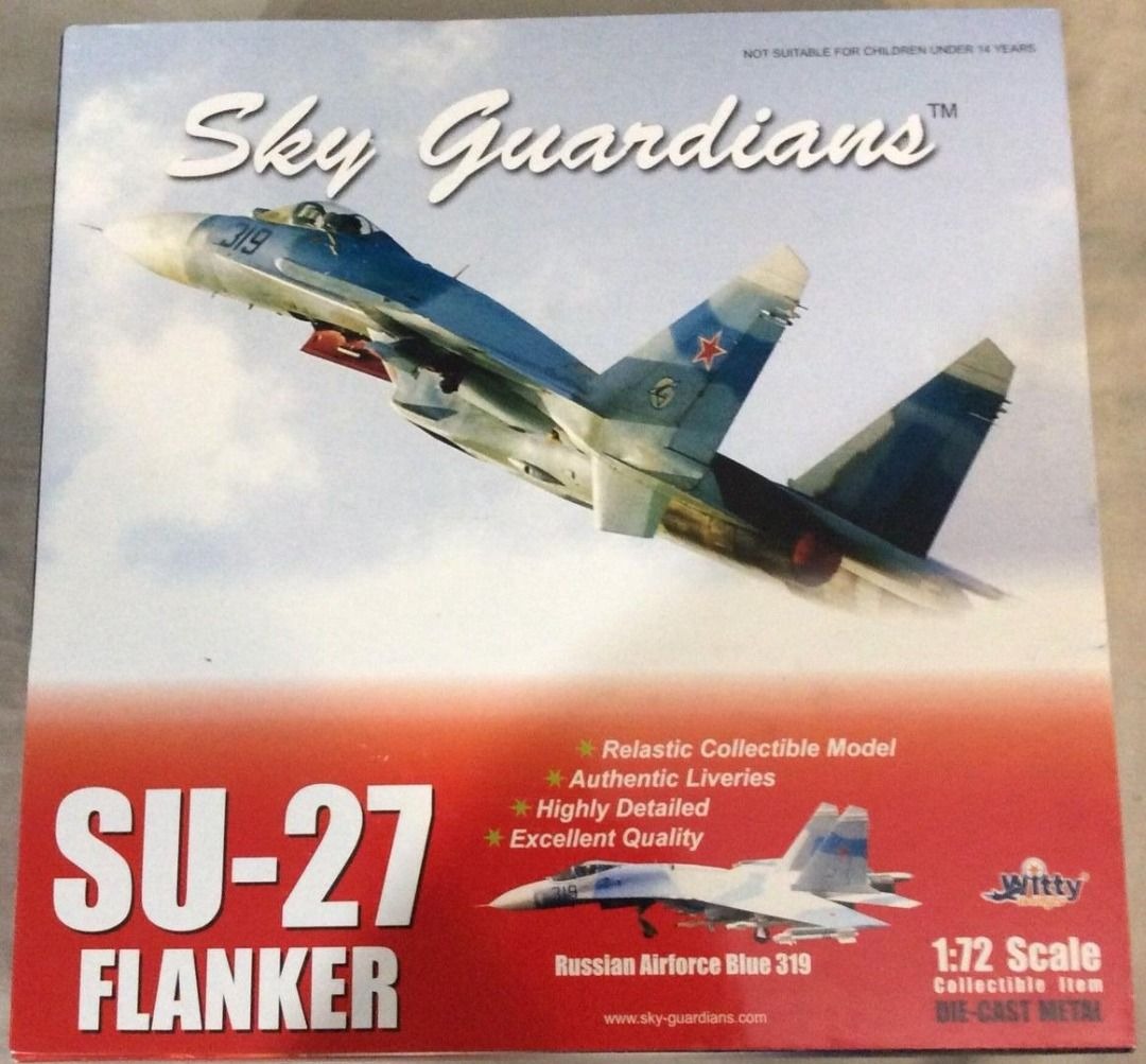 Witty Wings 1:72 WTW72014-04 Russian Air Force Sukhoi SU-27 Flanker ...