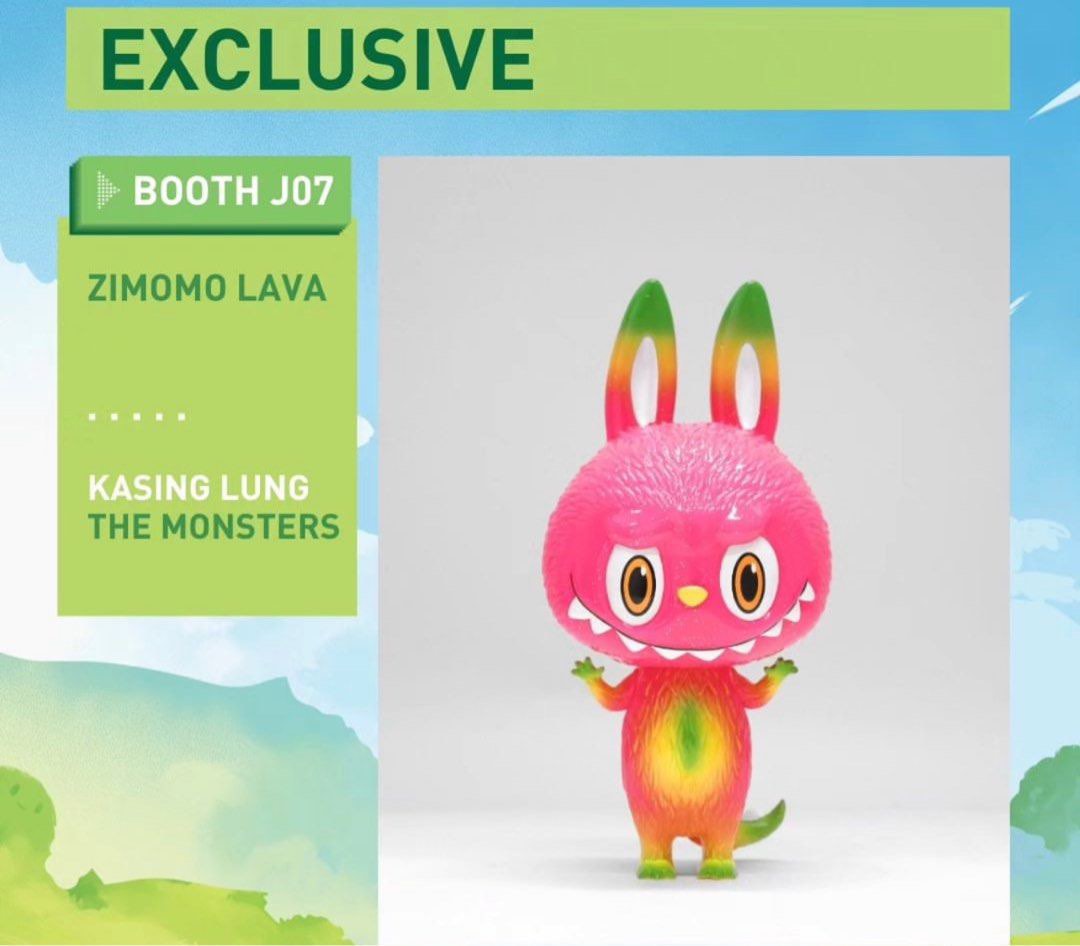 Labubu Zimomo lava, Hobbies & Toys, Toys & Games on Carousell