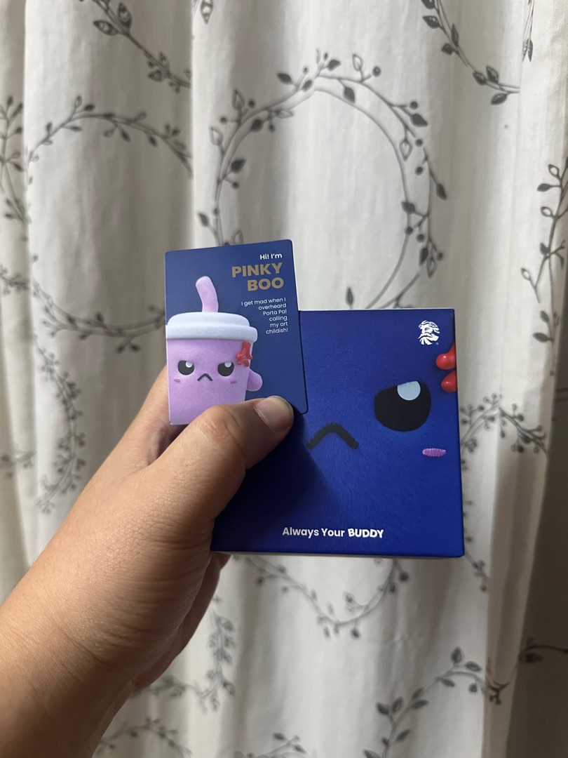 ZUS BUDDY ANGRY PINKY BOO, Hobbies & Toys, Collectibles & Memorabilia ...