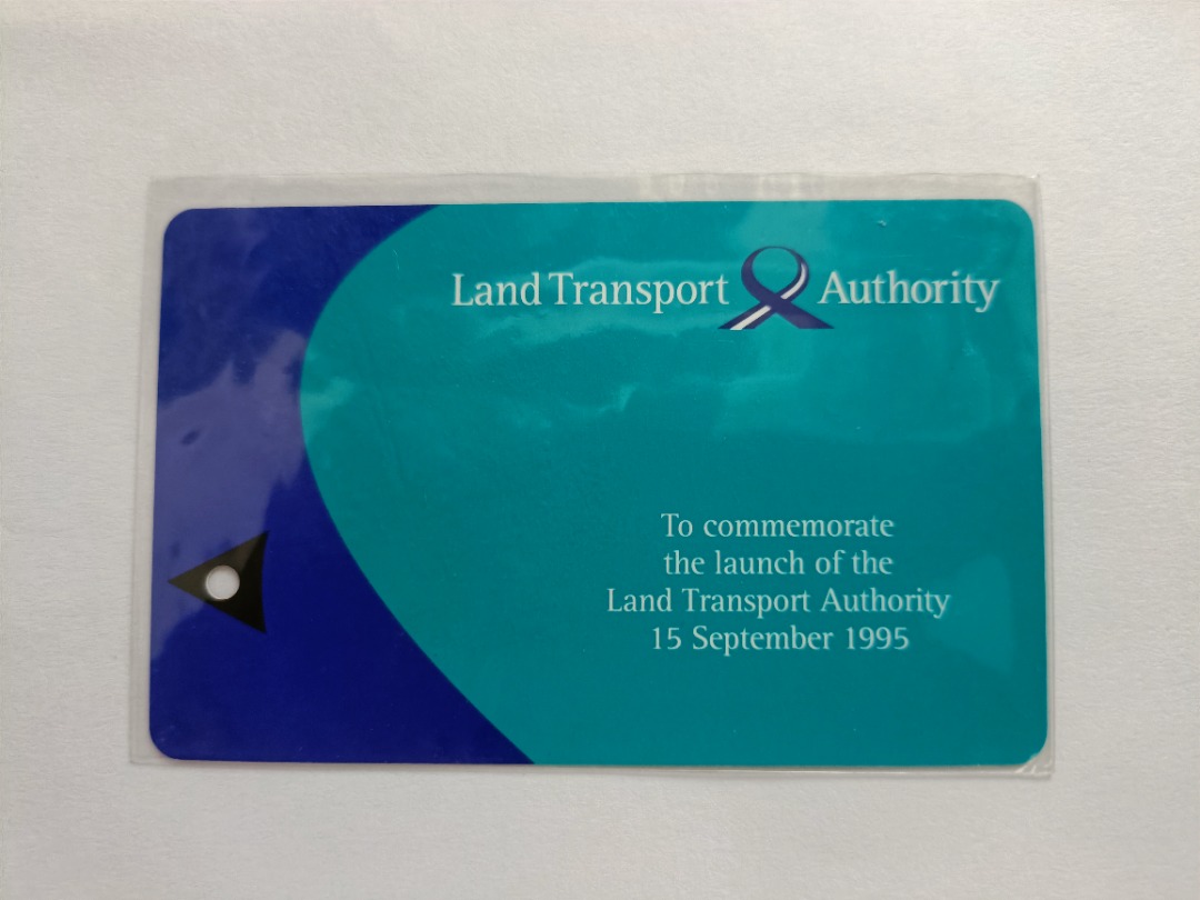 15 SEP 1995-To Commemorate The Launch Of The LTA MRT Card, Hobbies ...