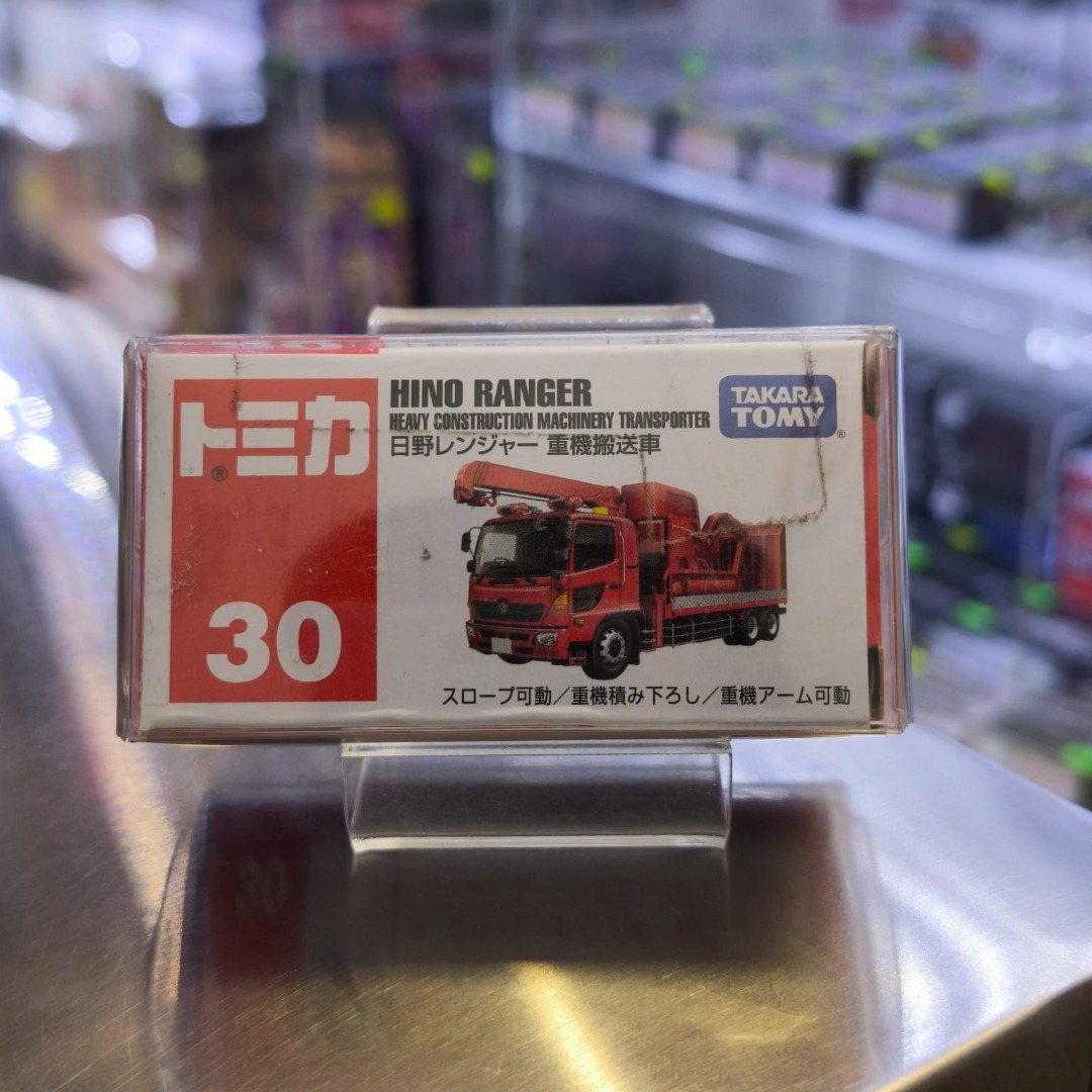 （油麻地現時點商場2樓249號鋪門市現貨）全新 Tomica No.30 Hino Ranger Heavy Construction ...