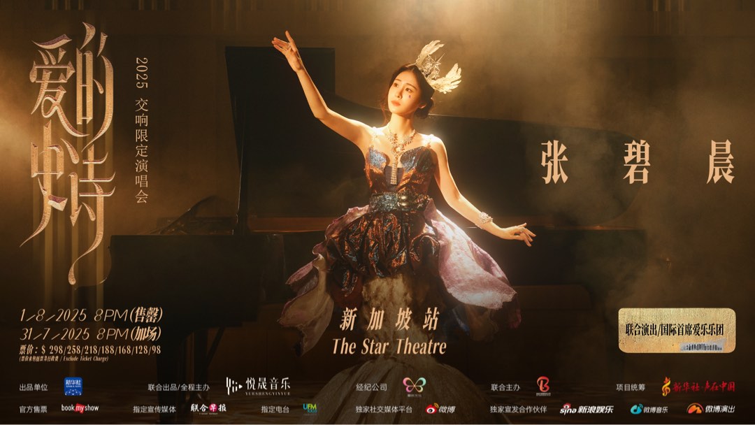 [3RD ROW FROM STAGE] 1x 张碧晨 Diamond Zhang Bi Chen Concert Tickets ...