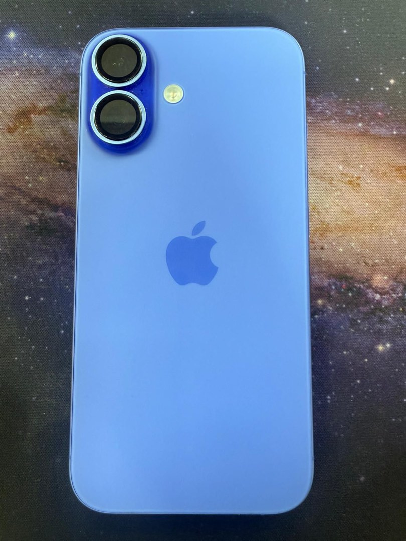 極新 完美 iPhone 16 128GB 行貨 100%電池健康度 藍色 群青色 ultramarine blue, 手提電話, 手機 ...