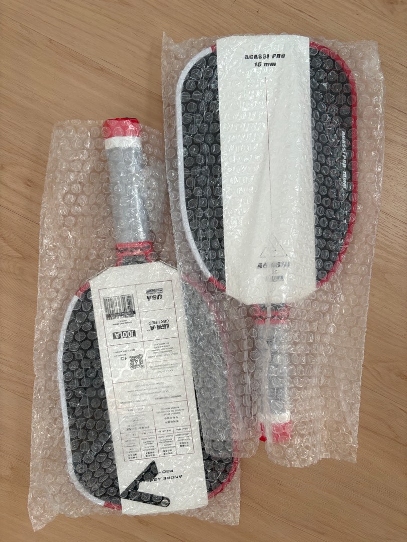 BN Agassi Paddle 16mm Pickleball , Sports Equipment, Sports & Games ...