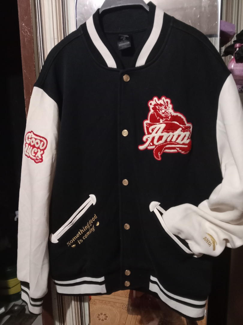 Anta Varsity Jacket, Men's Fashion, Coats, Jackets and Outerwear on ...