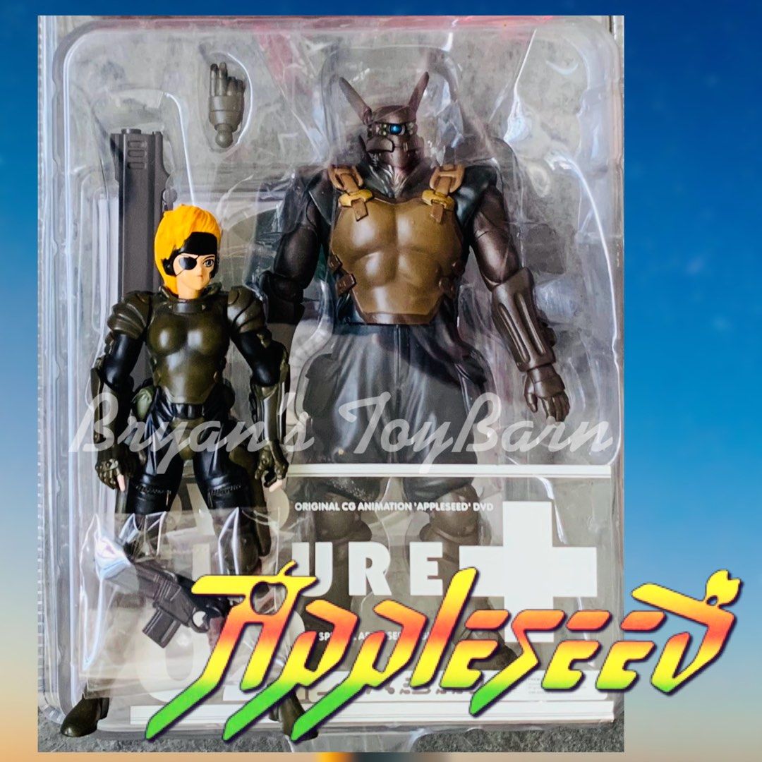 AppleSeed Briareos & Deunan Knute Action Figure with DVD Set by Yamato (Set of 2), Hobbies ...