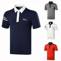 Baju Golf Men baju kaos golf dryfit short sleeve, Olah Raga ...
