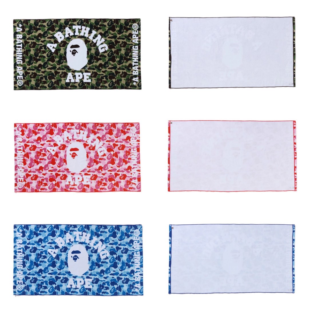 BAPE ABC CAMO BEACH TOWEL, Furniture & Home Living, Bedding & Towels on ...