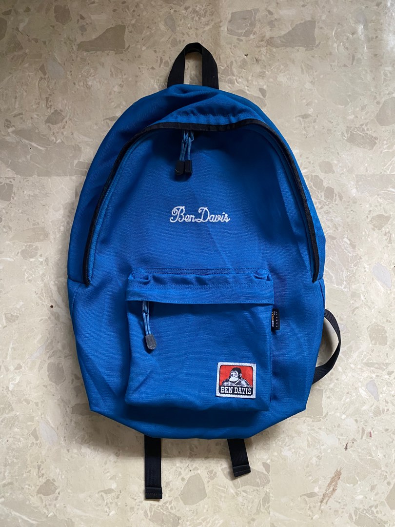 Ben Davis Navy Backpack, Men's Fashion, Bags, Backpacks on Carousell