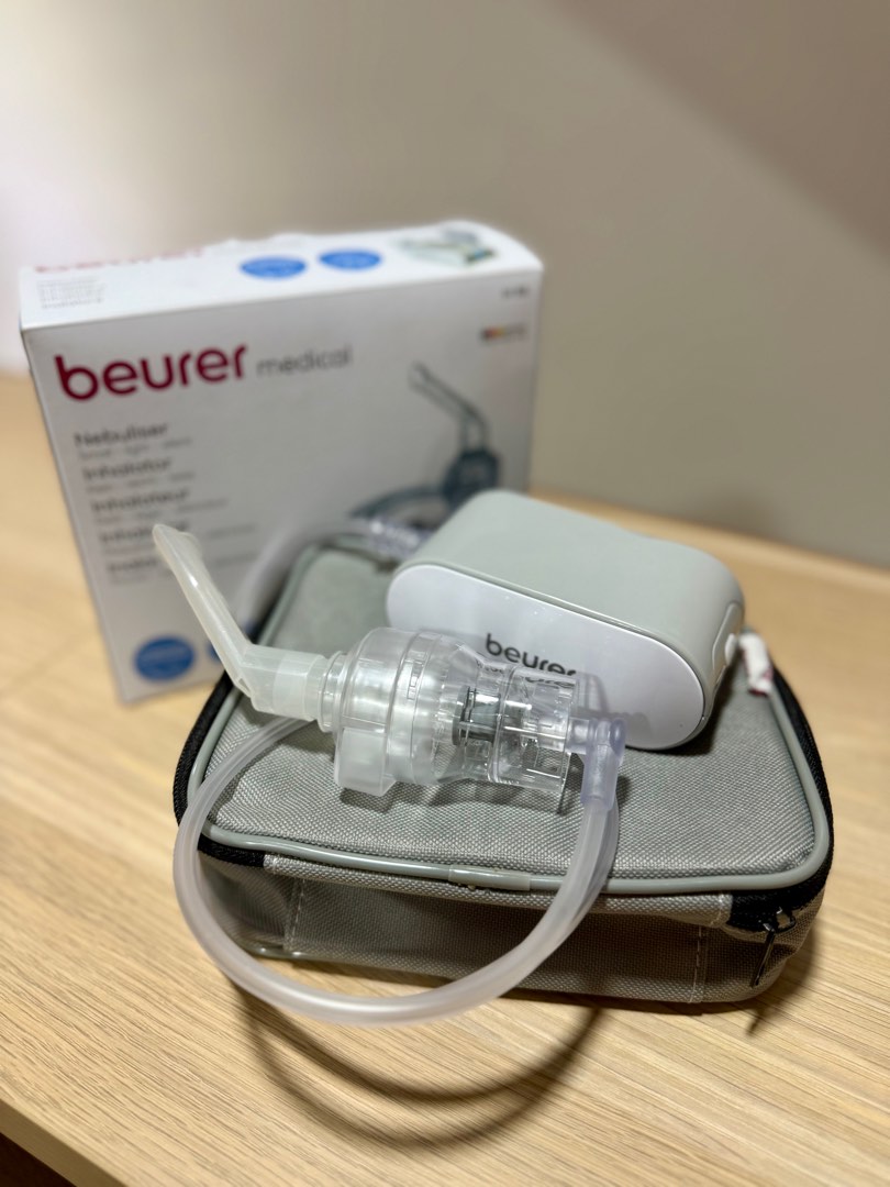 BEURER Nebuliser IH58 (w/ box and pouch), Health & Nutrition, Medical ...