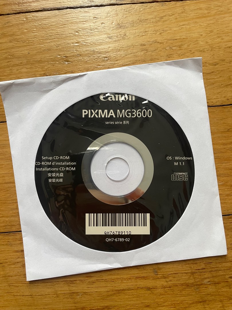 Canon Pixma MG3600 CD ROM installations, Computers & Tech, Printers ...