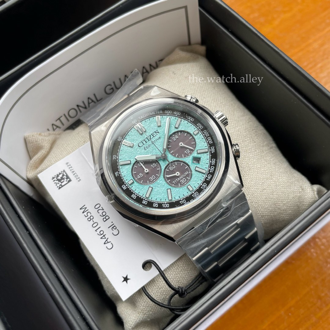 Citizen Zenshin / Forza - Eco-drive Super Titanium - Teal / Tiffany ...