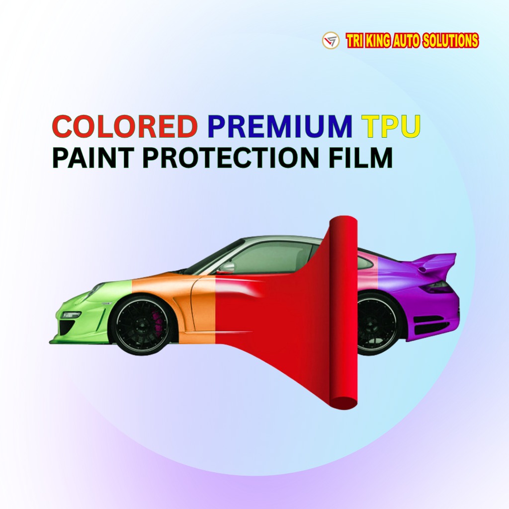 Colored Premium TPU Paint Protection Film PPF, Car Accessories, Car ...
