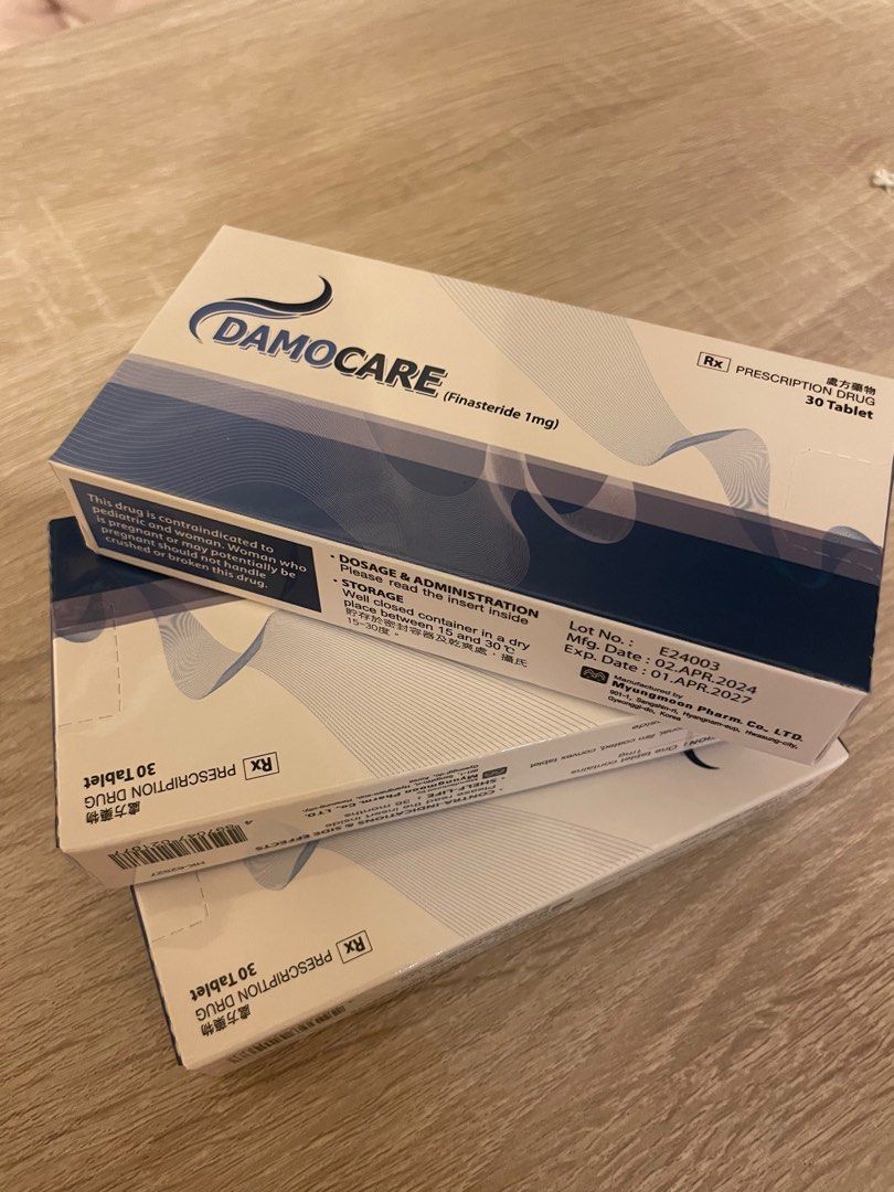 DAMOCARE (Finasteride 1mg), 美容＆個人護理, 健康及美容 - 頭髮護理 - Carousell
