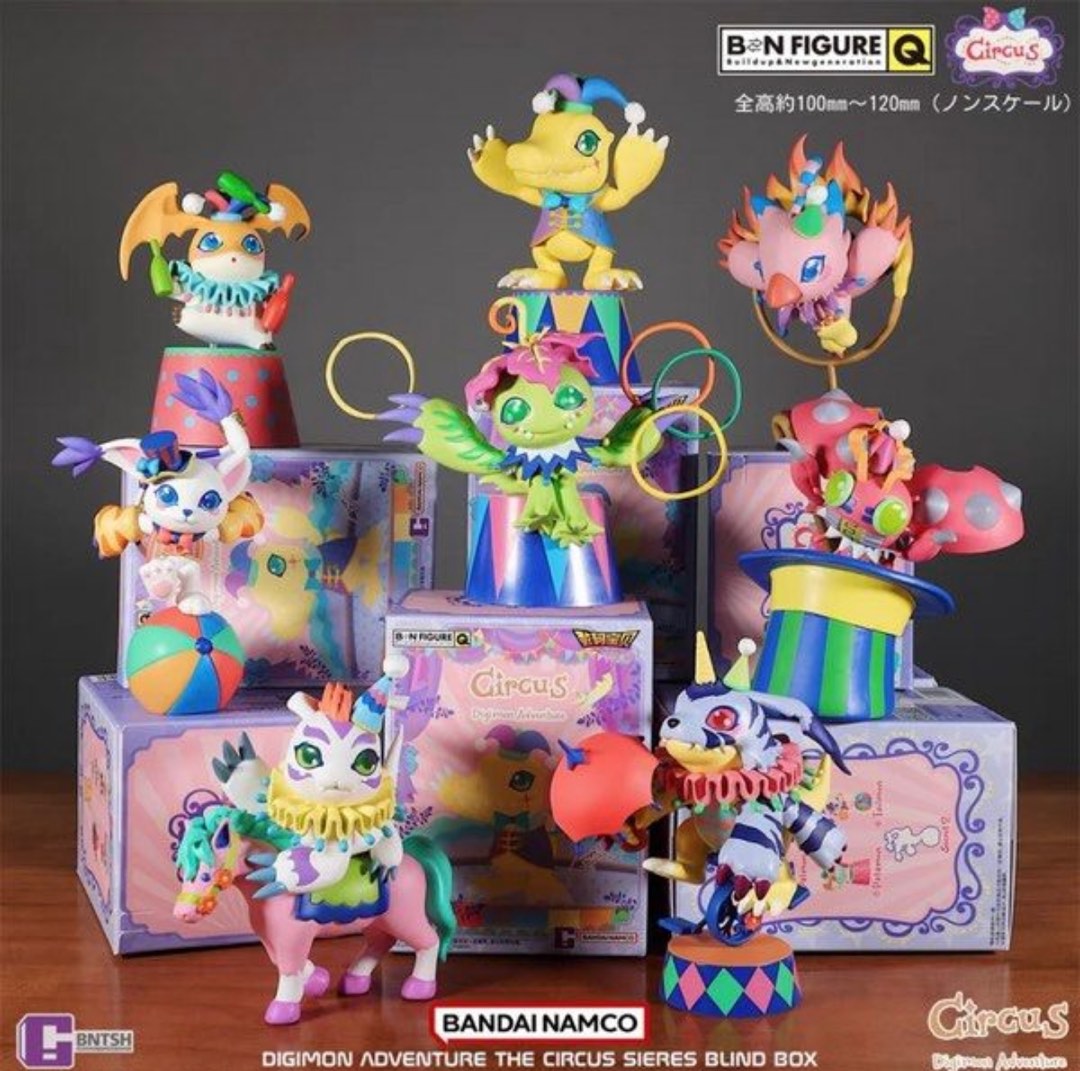 Digimon Adventure Circus Series Blindbox, Hobbies & Toys, Toys & Games ...