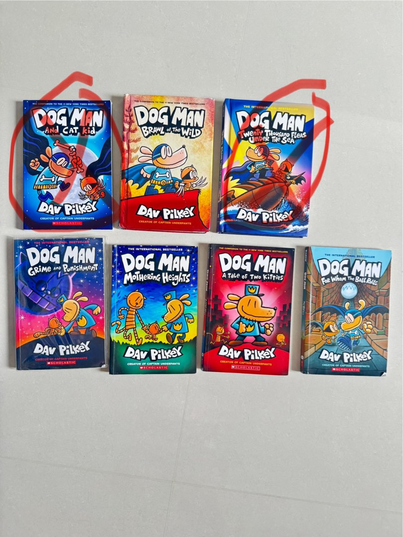 Dog Man Book Series by Dav Pilkey, Hobbies & Toys, Books & Magazines ...