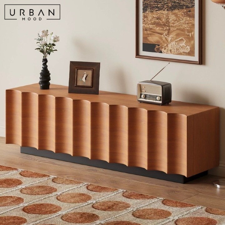 ELIDA Modern Solid Wood TV Console, Furniture & Home Living, Furniture ...