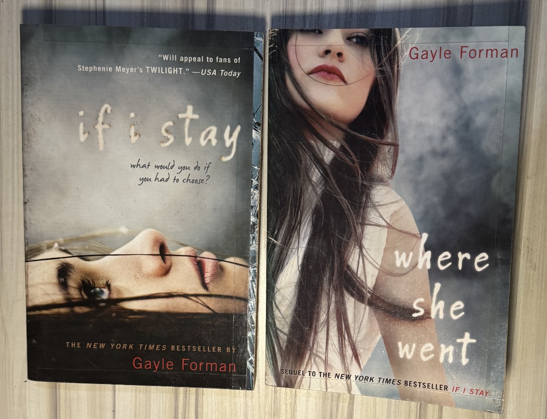Gayle Forman Books: If I Stay and Where She Went, Hobbies & Toys, Books ...
