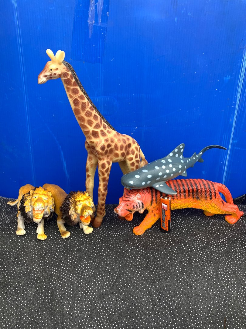 Hard Rubber Animals Set, Hobbies & Toys, Toys & Games on Carousell
