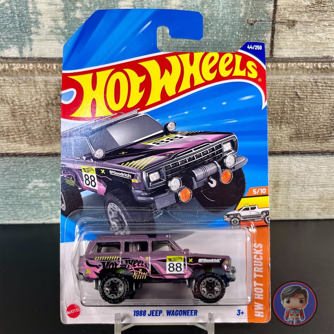 Hot Wheels 1988 Jeep Wagoneer (HW Hot Trucks) 1:64 Scale Diecast Model ...