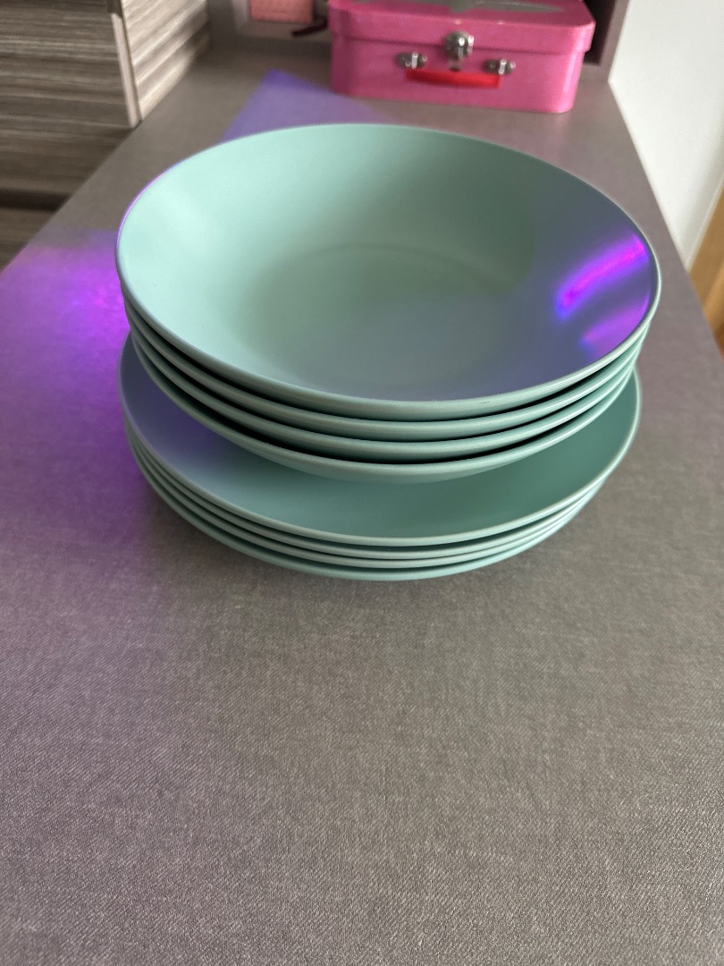 IKEA Stoneware Plates - Set of 6, Furniture & Home Living, Kitchenware ...