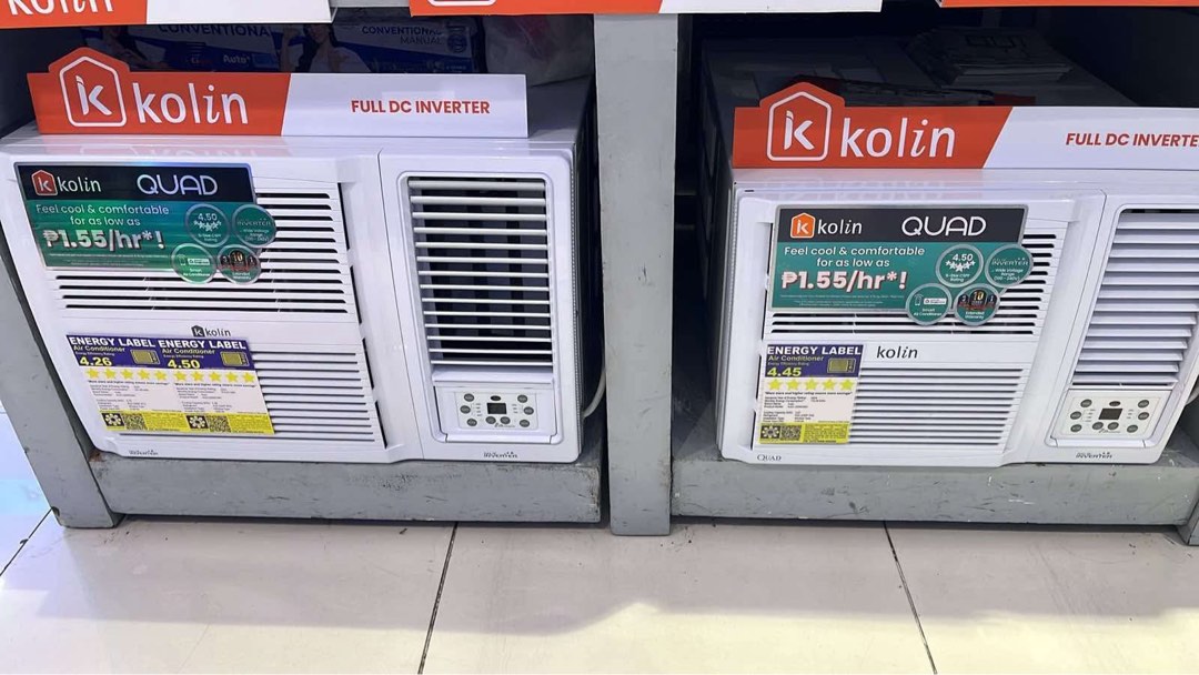 KOLIN WINDOW TYPE INVERTER AIR CONDITIONER, TV & Home Appliances, Air ...