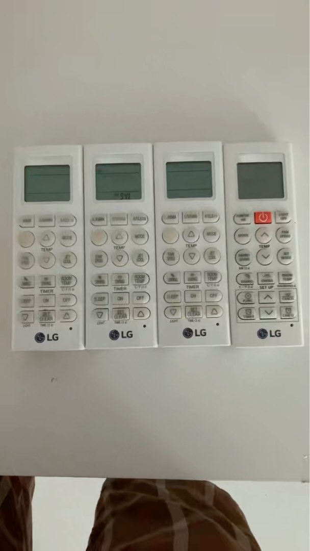 LG Air Conditioner Remote Control, TV & Home Appliances, Portable Air ...