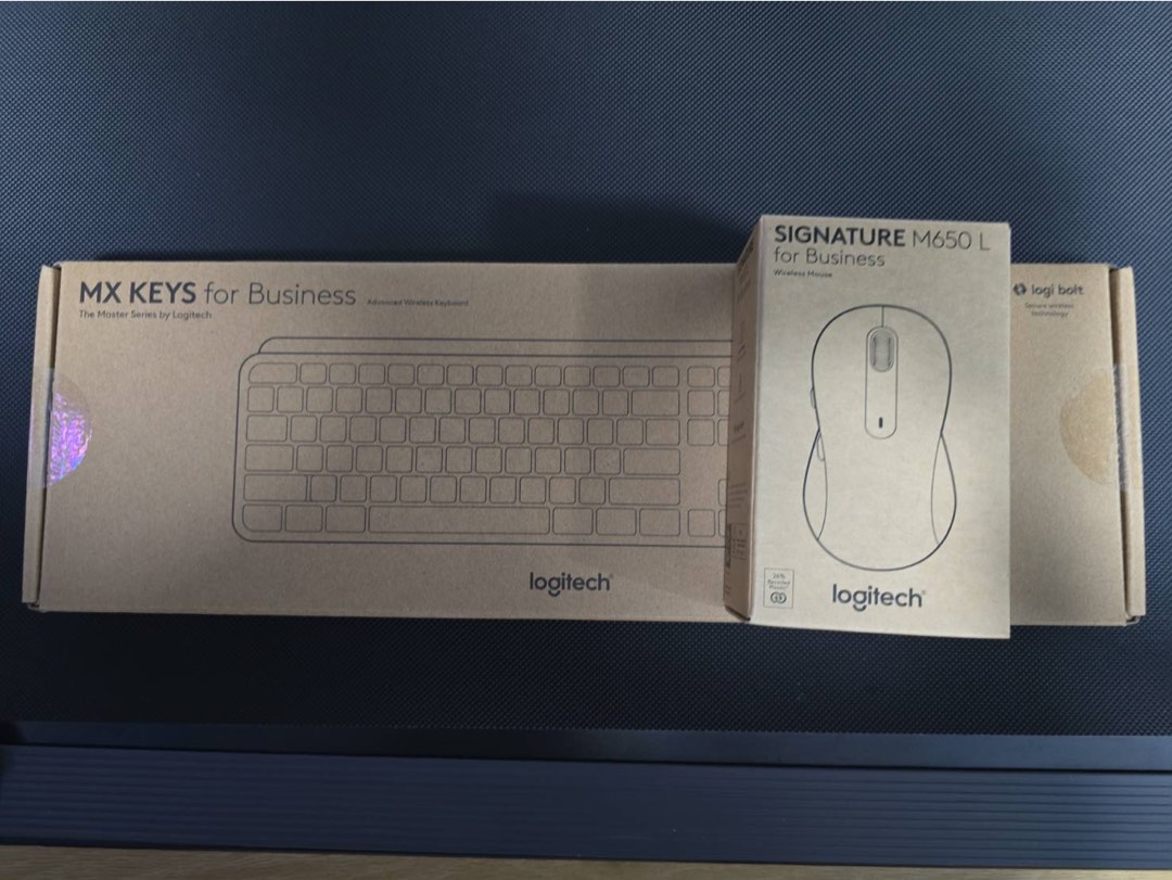 Logitech MX Keys for Business & Signature M650 L Combo, Computers ...
