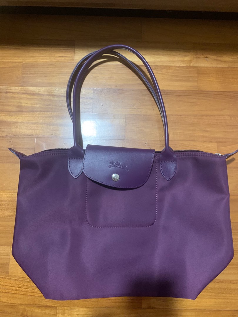 Longchamp Le pliage Small Long Handle, Luxury, Bags & Wallets on Carousell