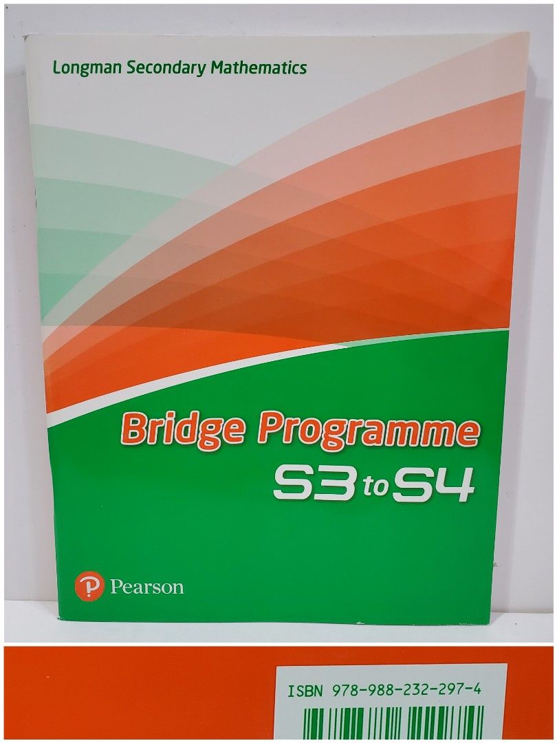 Longman Secondary Mathematics Bridge Programme (First published 2014, Reprinted 2021) 兩本都全新, 連答案 ...